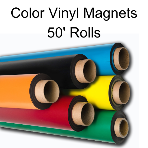 Colorful Magnetic Rolls - Vibrant Vinyl Magnet Sheets for Custom Signs ...