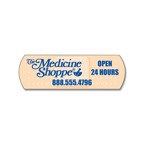 Custom Band-Aid Shaped Magnets 3.5" x 1.125" | Custom-Magnets