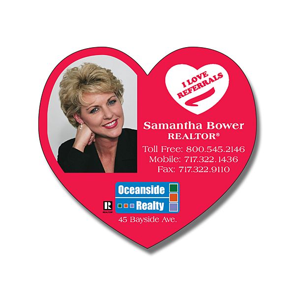 Custom Large Heart Shaped Magnets 3.25" x 3" | Custom-Magnets