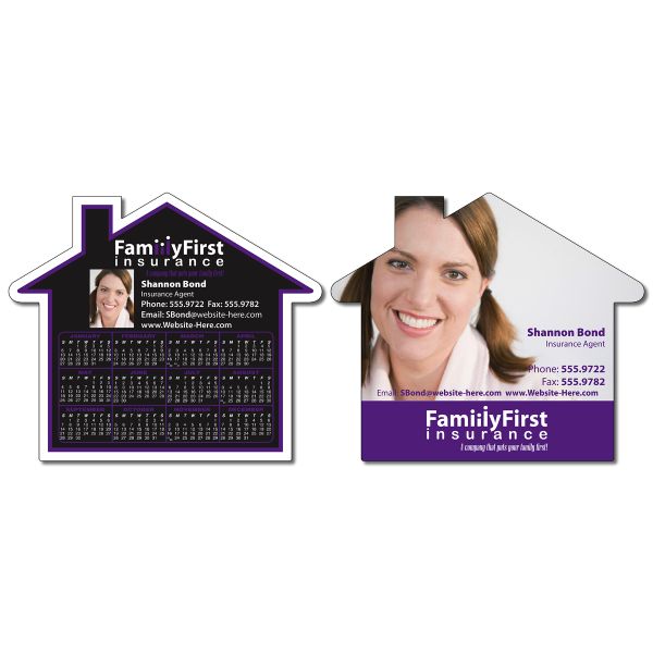 Custom 4.5" x 3.85" House Shaped Magnets | Custom-Magnets