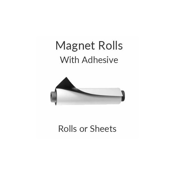 8.5" x 11" Magnetic Sheets with Adhesive | Custom-Magnets