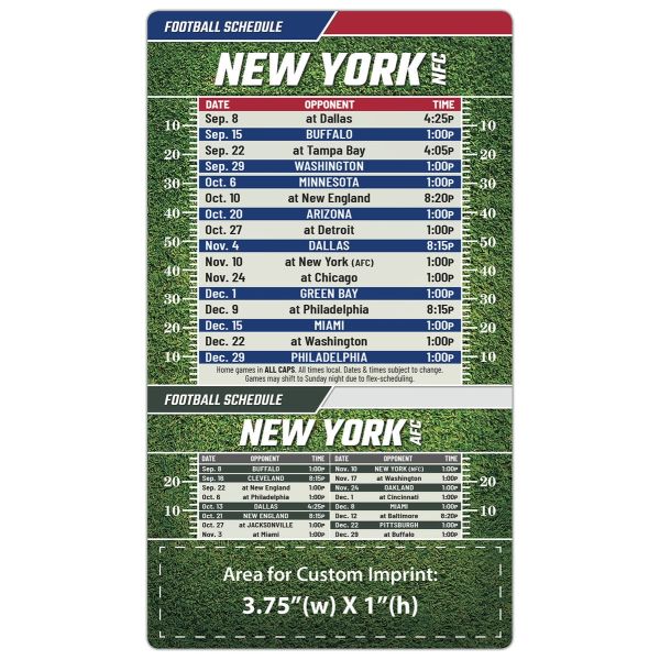 giants schedule