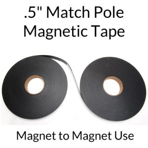 Match Pole Magnetic Tape | Magnet to Magnet Strips | Custom-Magnets